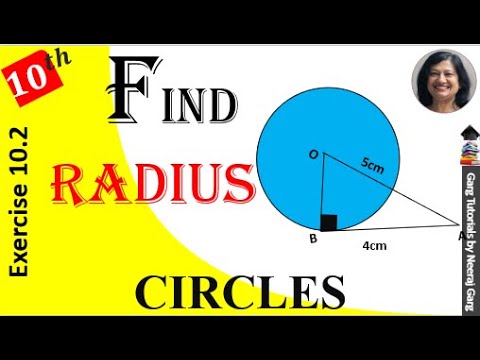 The Length of a Tangent from a Point A at Distance 5 cm from the Centre ...