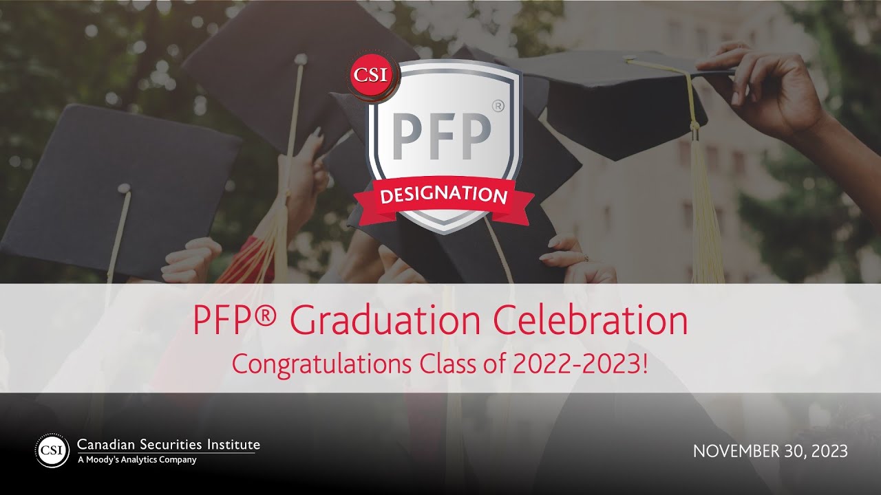 PFP® Graduation Celebration Replay - YouTube