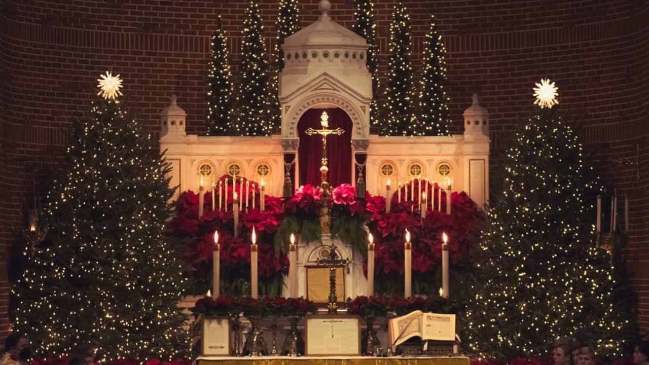 Christmas Midnight Mass with St Cecilia Choir - YouTube