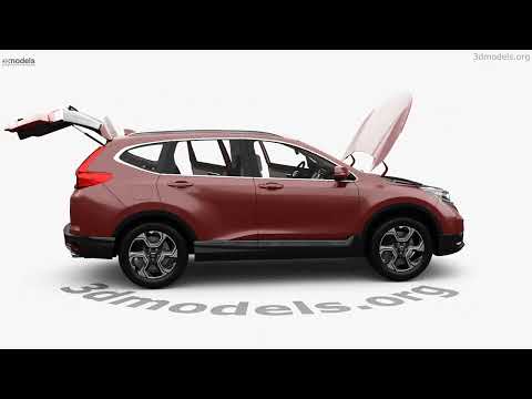 Honda CR-V Touring hybrid with HQ interior and engine 2020 3D model by 3DModels.org