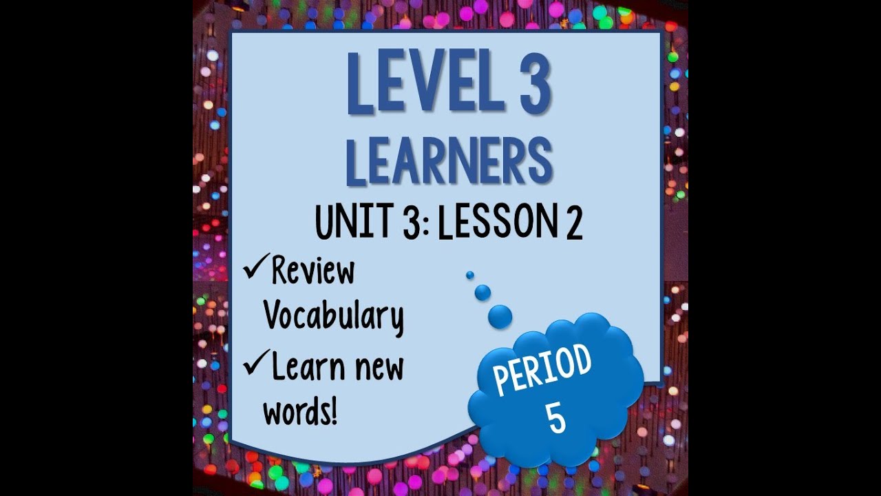 Volcano! Vocabulary, Unit 3: Level 3 - YouTube