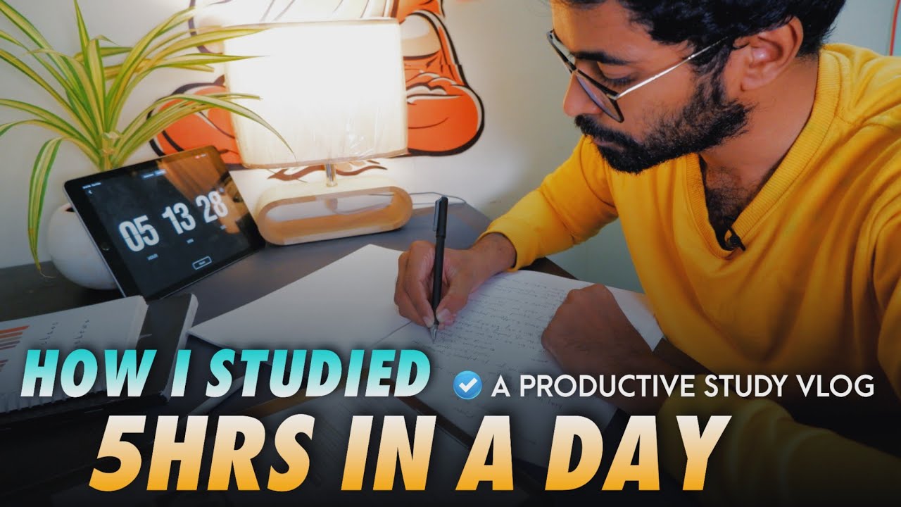 How I studied 5hrs in a Day | A Productive #studyvlog | Why you should ...