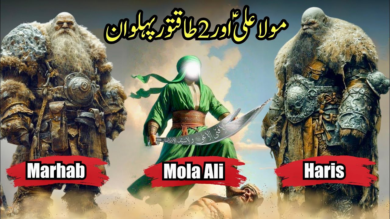 Jang e Khybar Ka Waqia | Mola Ali VS Marhab & Haris | Hazrat Ali Ka ...
