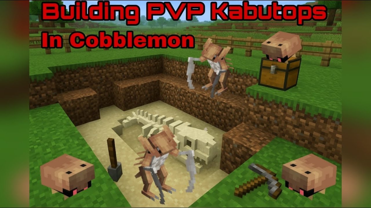 Minecraft Ep#53 || Cobblemon (Building PVP Kabutops) *SHINY* - YouTube