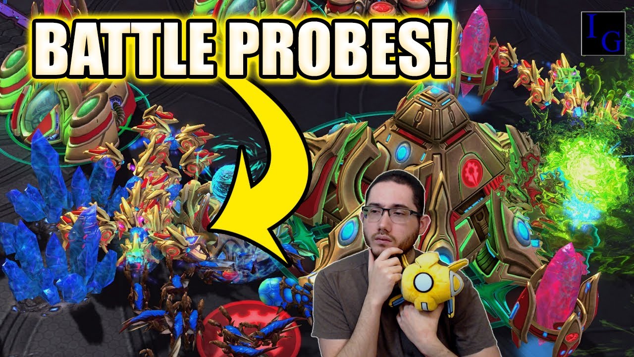 Fighting Banelings with... PROBES!? | StarCraft 2 SC2 Viewer Games ...