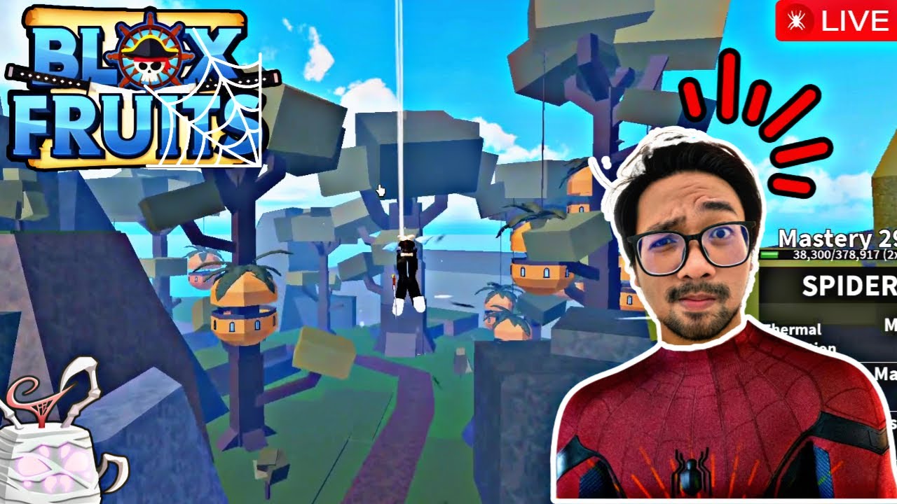AKU AKAN FULL AWAKENING BUAH SPIDER - BLOX FRUITS ROBLOX GAMEPLAY PART ...