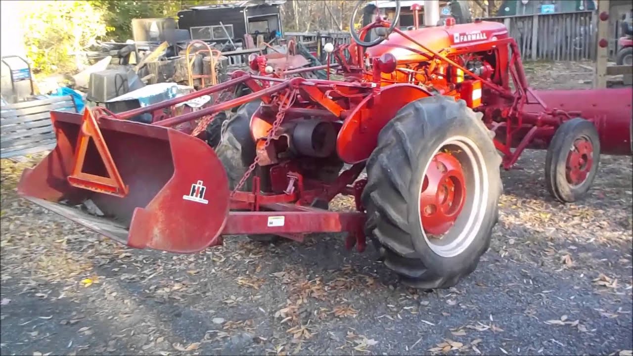 IH Farmall Super A Starter Motor - YouTube