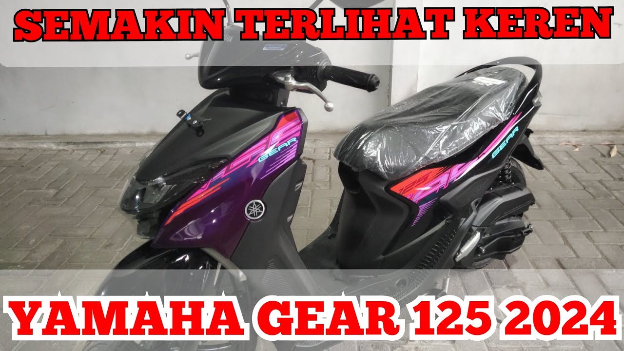 SEMAKIN KEREN || WARNA BARU YAMAHA GEAR 125 HITAM UNGU 2024‼️ #yamaha # ...