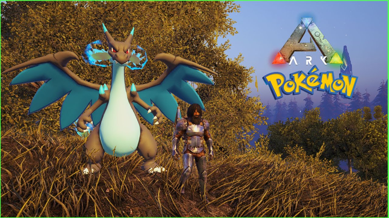 Taming Mega Charizard X | ARK Pokemon | ARK Kailasa | ARK Survival ...