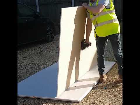 How to use a GRABO for heavy wood panel lifting - YouTube