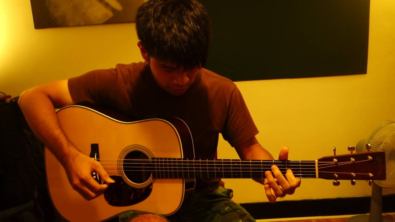 Ricky Pan(潘世程) playing my Martin Custom D-28 - YouTube