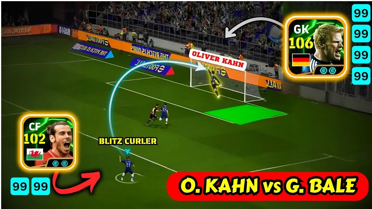 O. KAHN vs G. BALE BLITZ CURLER!💀🔥 || eFootball 2025 - YouTube