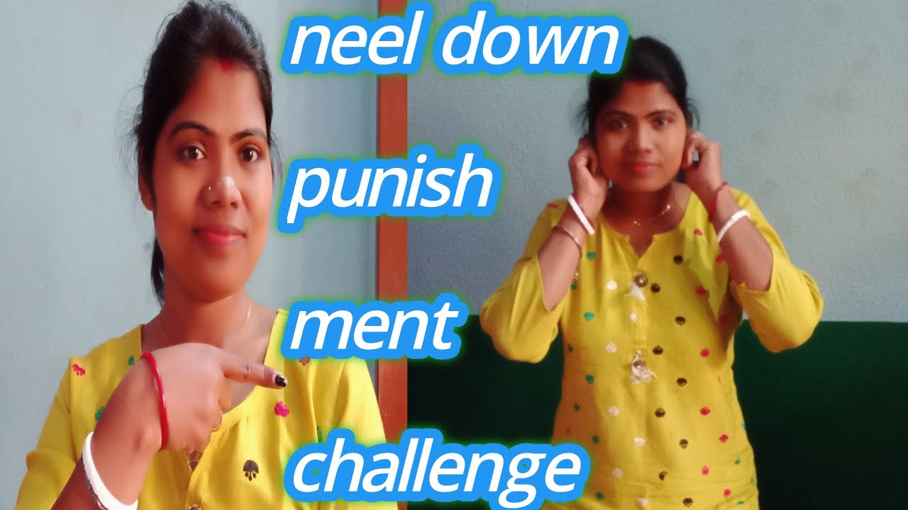 neel down punishment challenge 😇#SHYAMALI&UDAYLIFESTYLEVLOG - YouTube