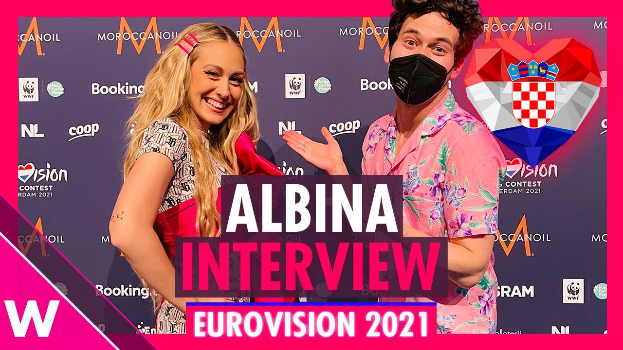 Albina "Tick-Tock" (Croatia) Interview @ Eurovision 2021 second ...