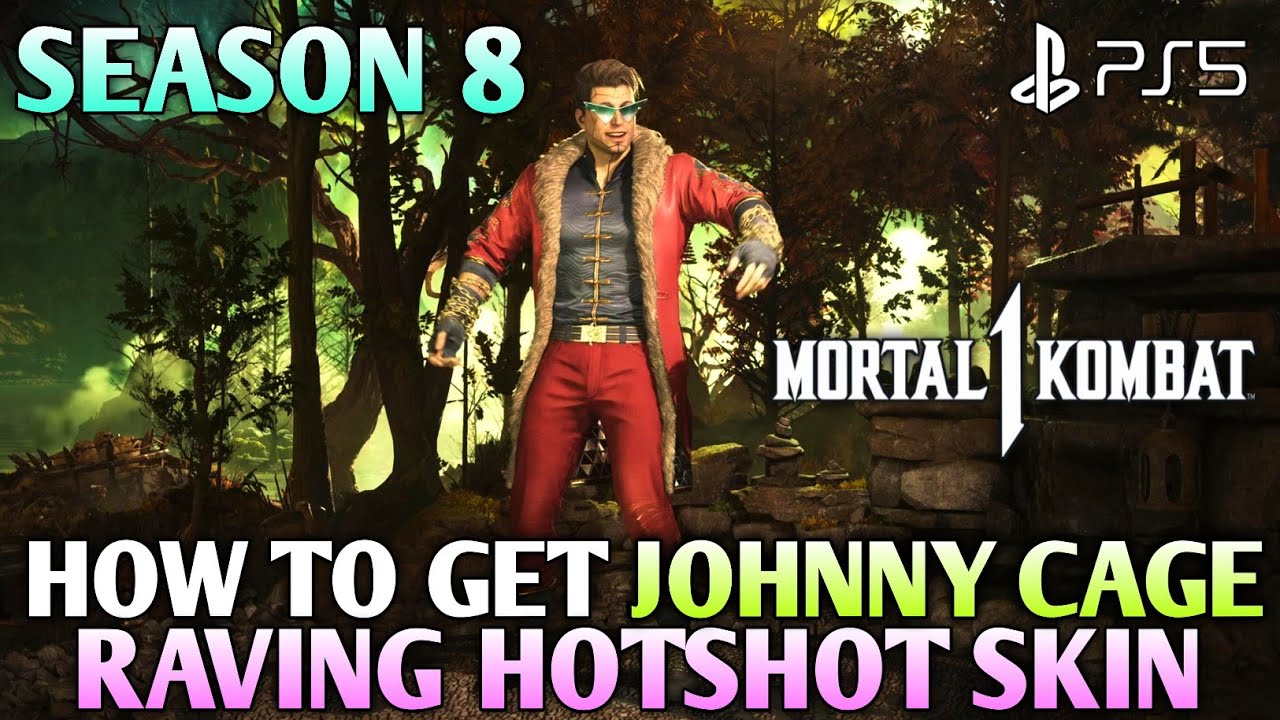 How to Unlock Raving Hotshot Johnny Cage Skin MK1 Johnny Cage Skin ...