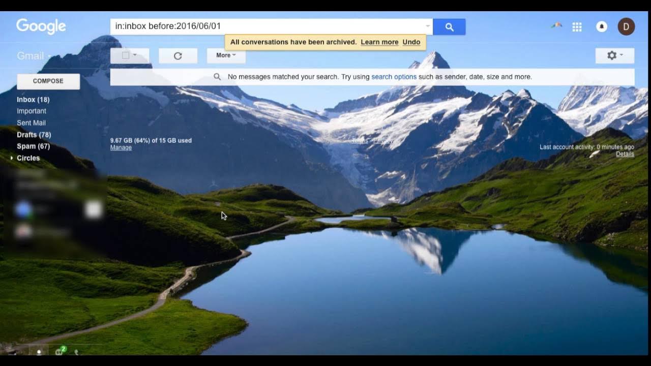 How to Declare Email Bankruptcy with Gmail - YouTube