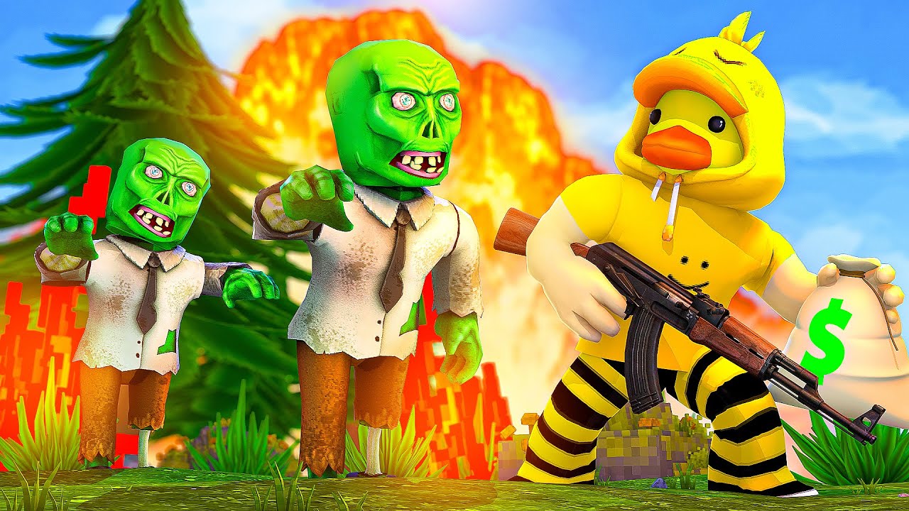Surviving A Zombie Apocalypse In Roblox! - YouTube