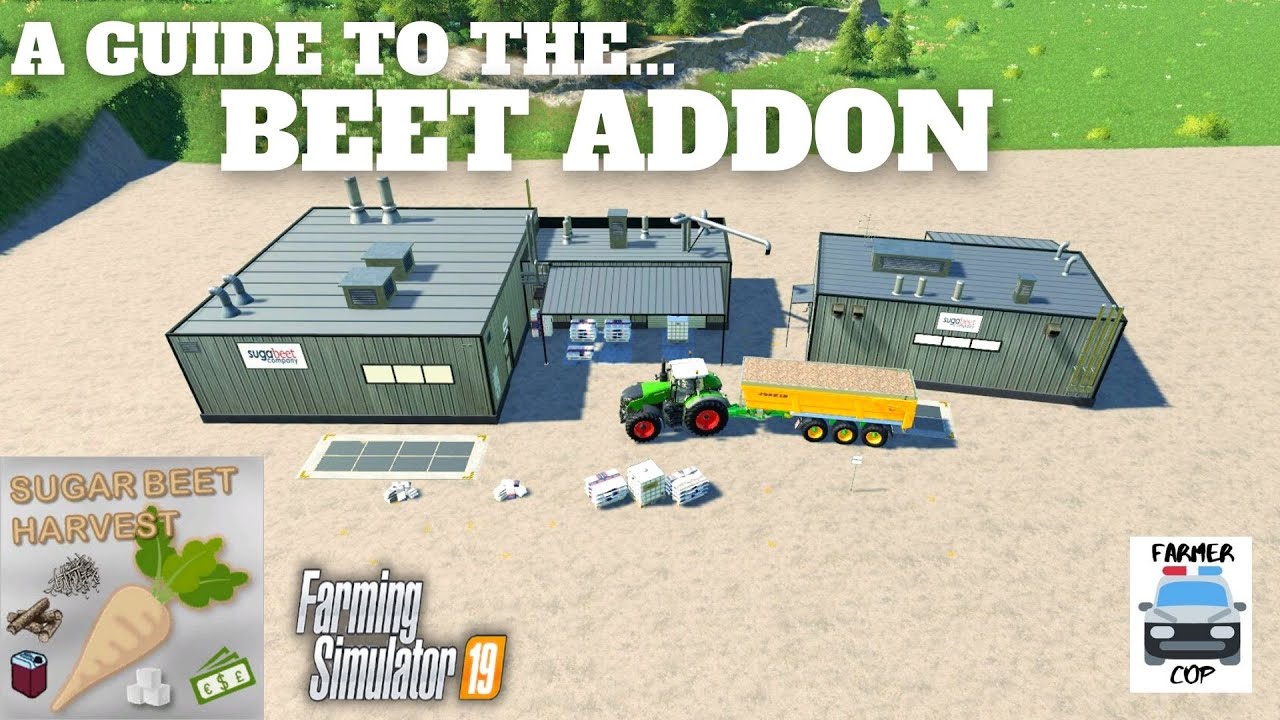 BEET HARVEST ADDON TUTORIAL - Farming Simulator 19 - YouTube
