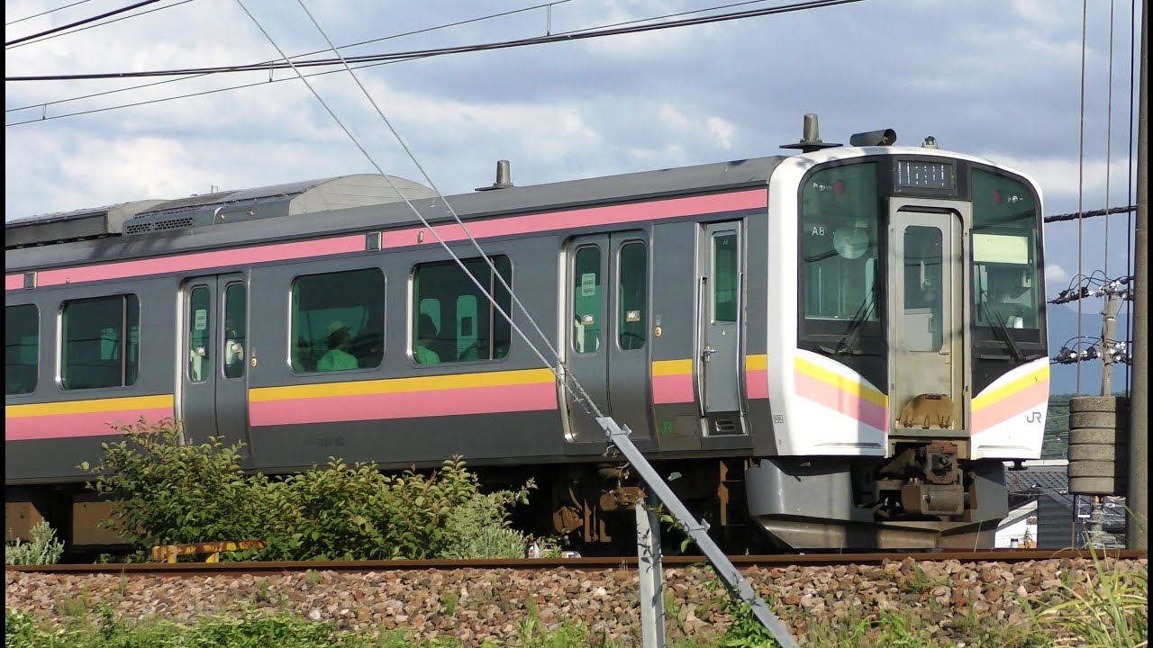 長岡花火臨時普通【4K】信越本線上り東三条発長岡行きE129系A8+B23 - YouTube