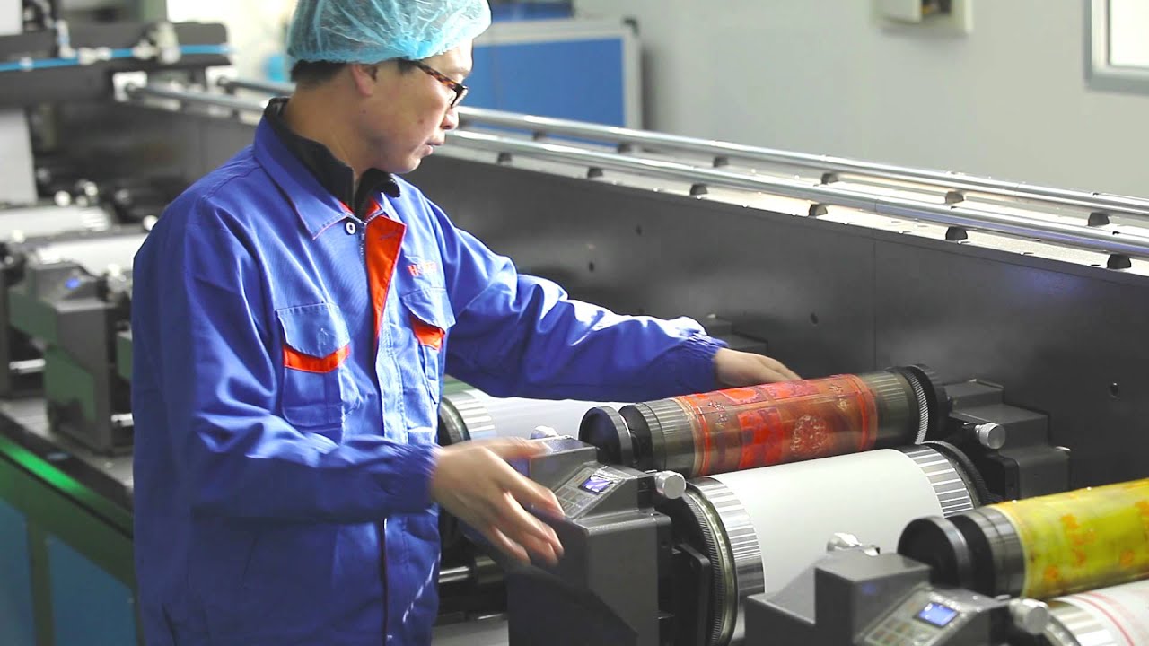 HONTEC FLEXO PRINTING MACHINE - YouTube