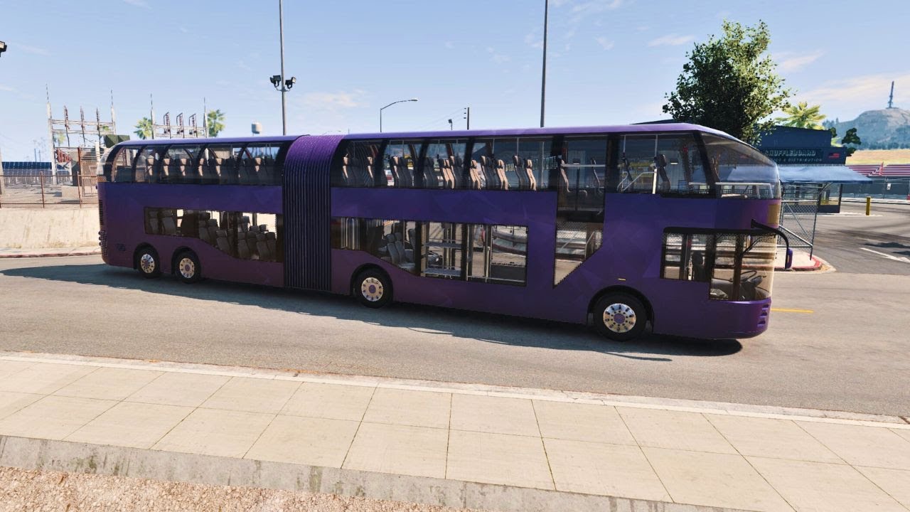 Double Decker Long Bus Hard To Drive | Beamng.Drive - YouTube