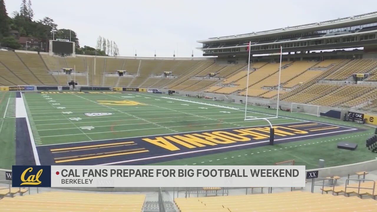 Cal Berkeley fans prepare for big football weekend - YouTube