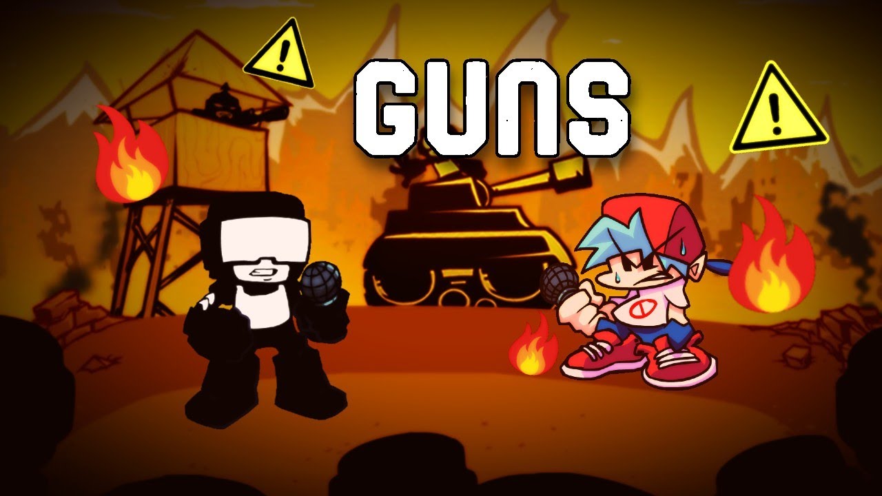 FNF Guns - But it's really cool and you dodge bullets - YouTube