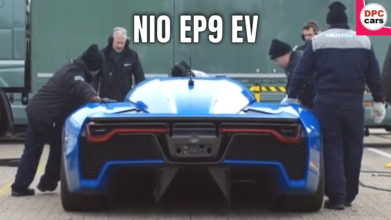 NIO EP9 Electric Hypercar Testing - YouTube