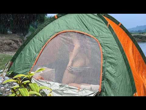 Girl Alone in the Wilderness | Solo Camping & Campfire Cooking