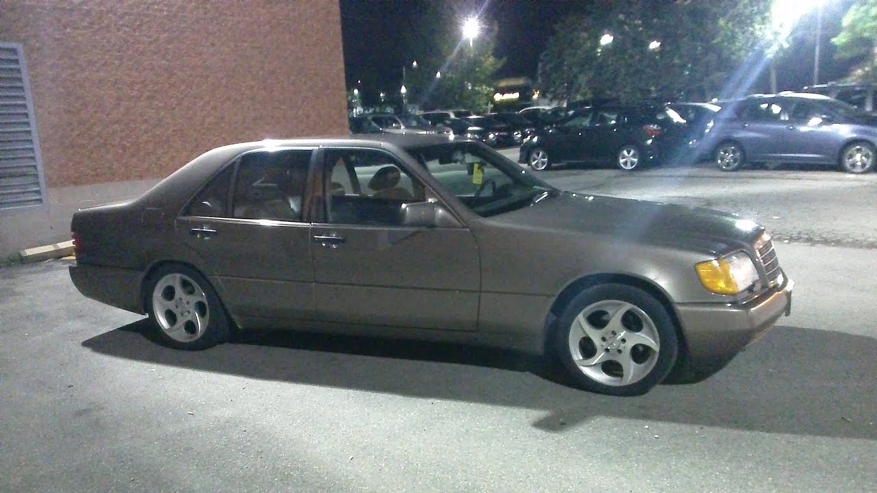 Mercedes W140 300se indepth tour and drive - YouTube