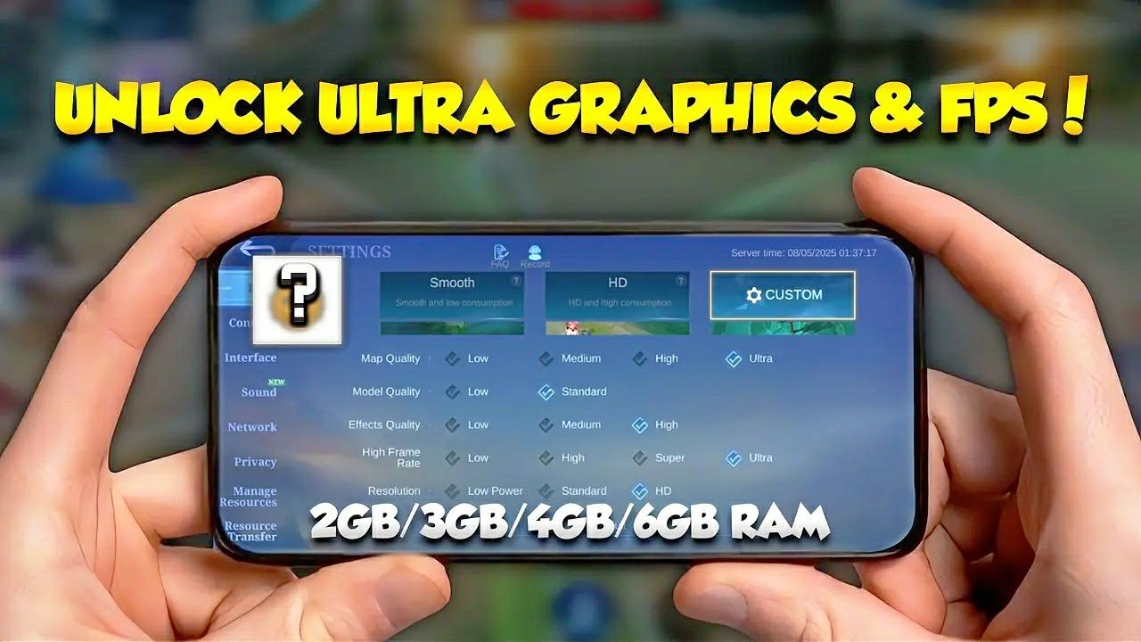 ⚡ Unlock Ultra Graphics & Ultra High Frame Rate 120FPS in Mobile ...
