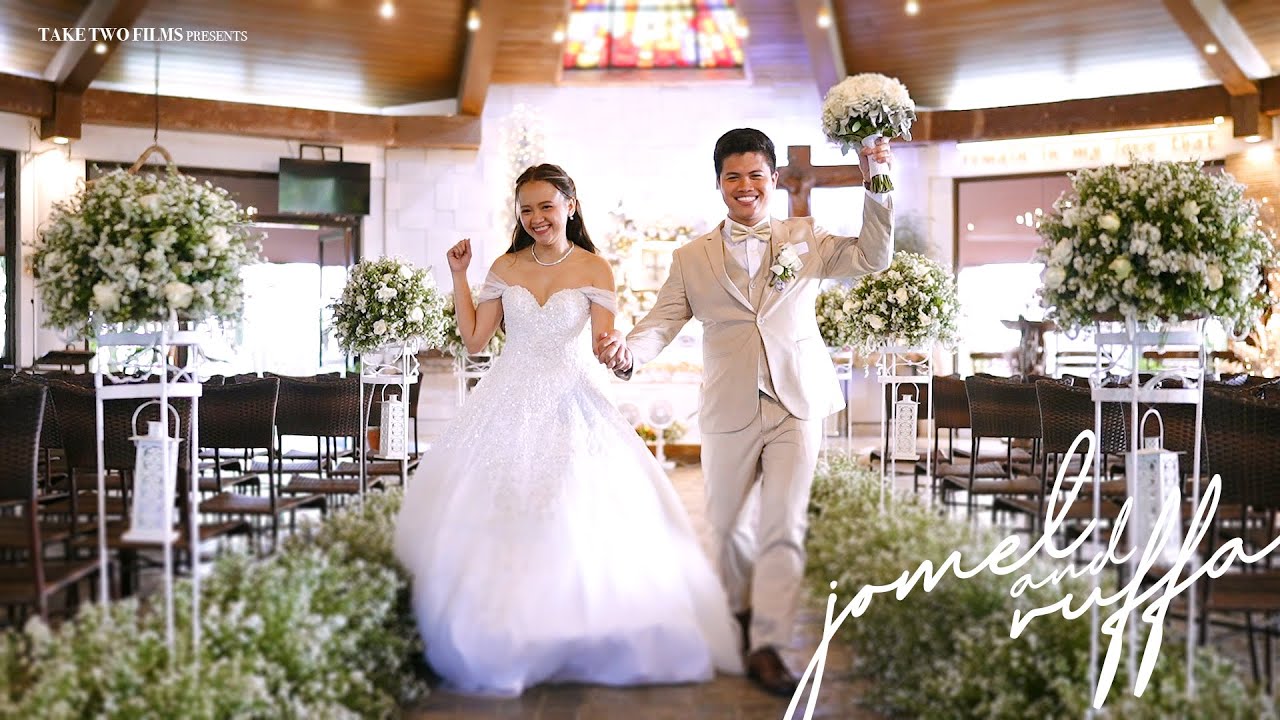 The Wedding of Jomel 🧡 Ruffa at Don Bosco Chapel on the Hill, Calaca, Batangas - YouTube
