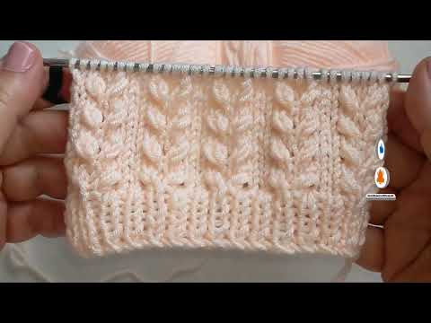 🌾💞KOLAY BAŞAK ÖRGÜ MODELİ 🌾💞
