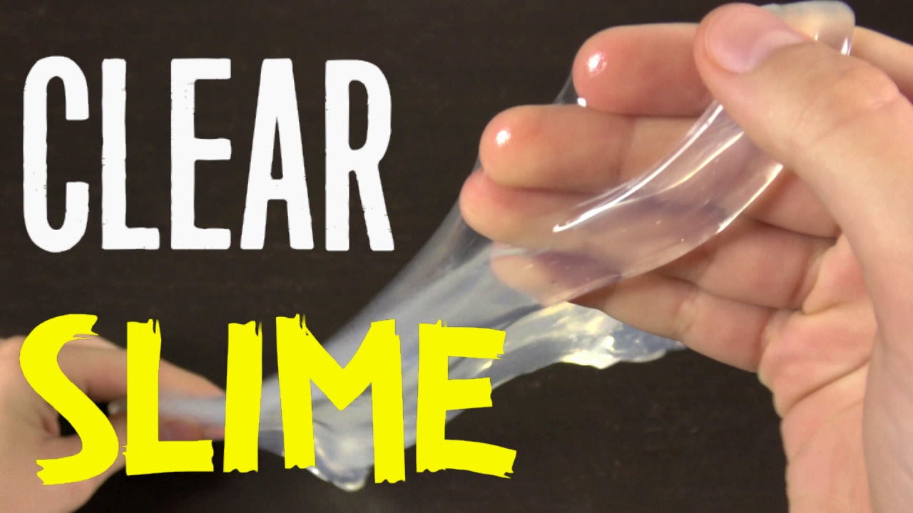 How To Make DIY CLEAR SLIME - Transparent without borax - YouTube