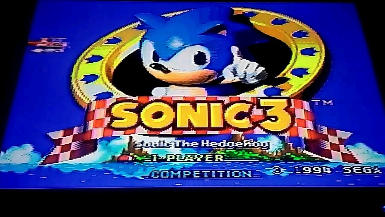 Sonic The Hedgehog 3 Sega Genesis Playthrough - YouTube