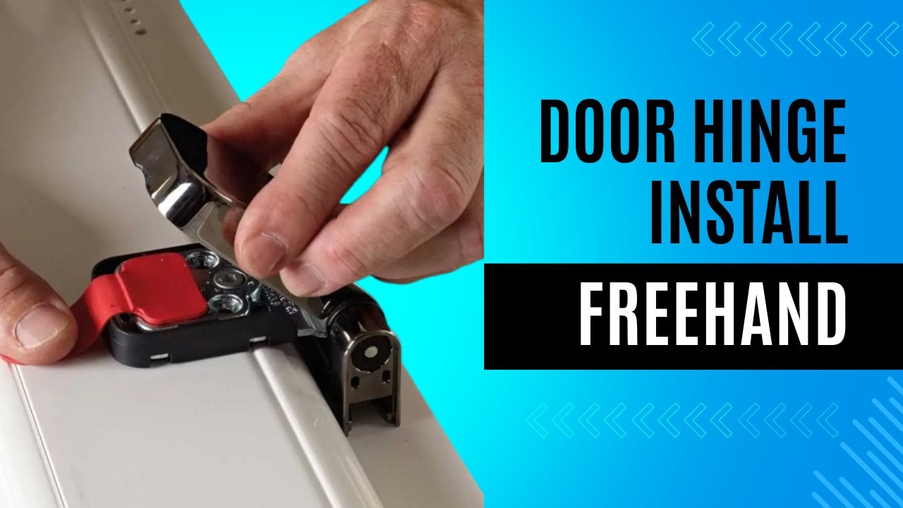 How to Freehand Install a uPVC Flag Door Hinge | Jigless DIY ...