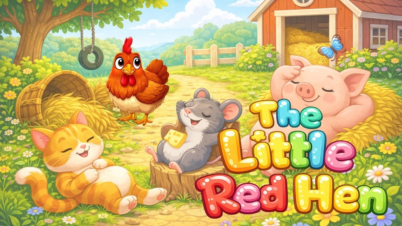🎵 The Little Red Hen — Sing‑Along for Toddlers - YouTube