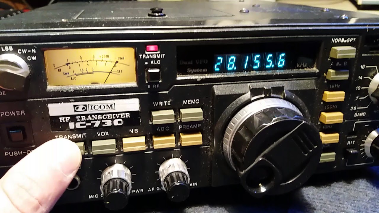 #80 Icom IC 730 - YouTube