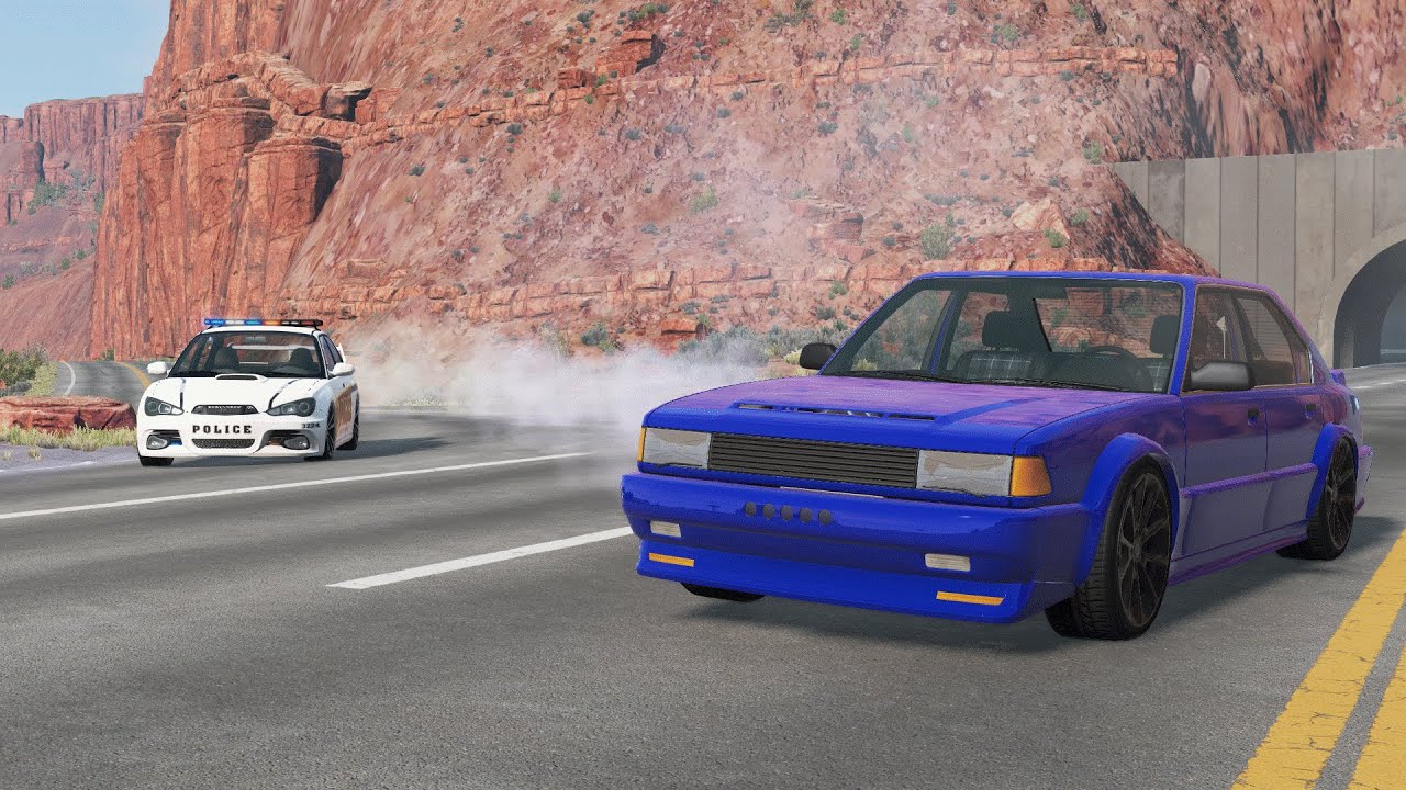 Police Chase Compilation #3 - BeamNG Drive - YouTube