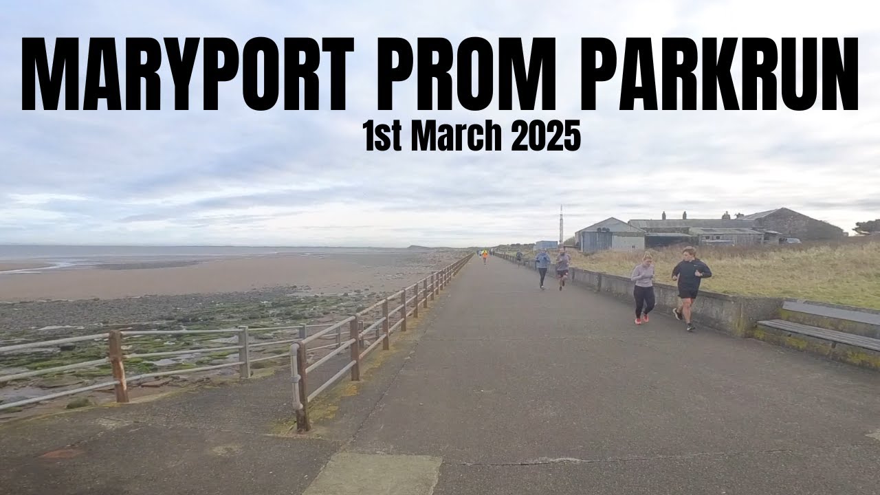 Maryport Prom parkrun 01/03/2025: Cumbria coast - YouTube