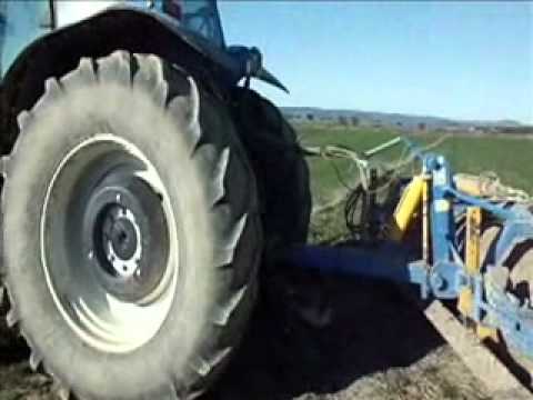 Enganche trasero para tractor accion subida-bajada - YouTube