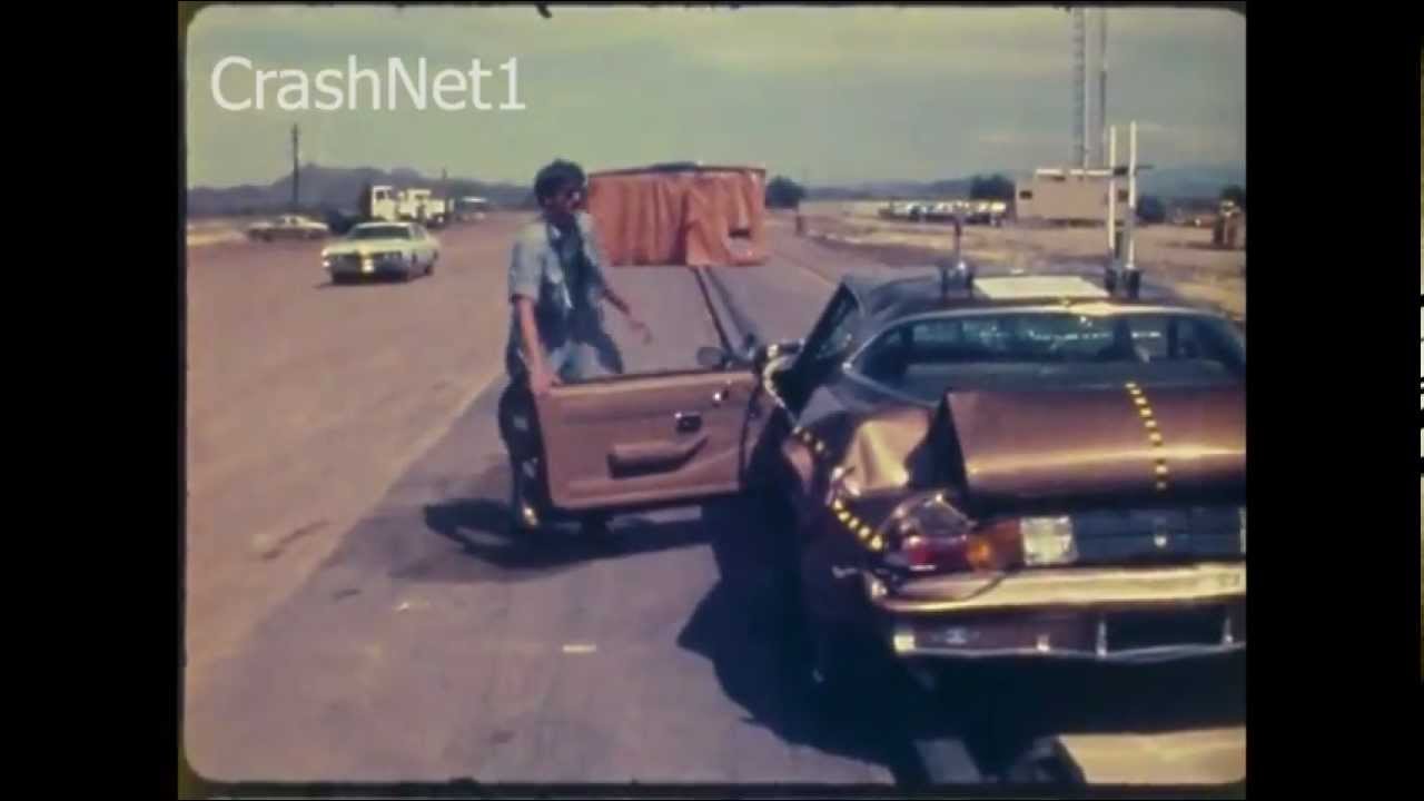 Chevy Camaro | 1979 | Rear Crash Test | NHTSA | CrashNet1 - YouTube