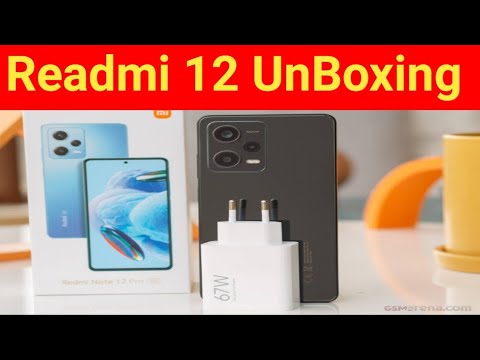 Readmi 12 Unboxing|redmi note 12 pro|redmi 12 5g|redmi 12 review|xiaomi ...