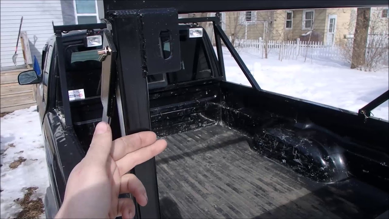 DIY Headache/Ladder Rack - YouTube