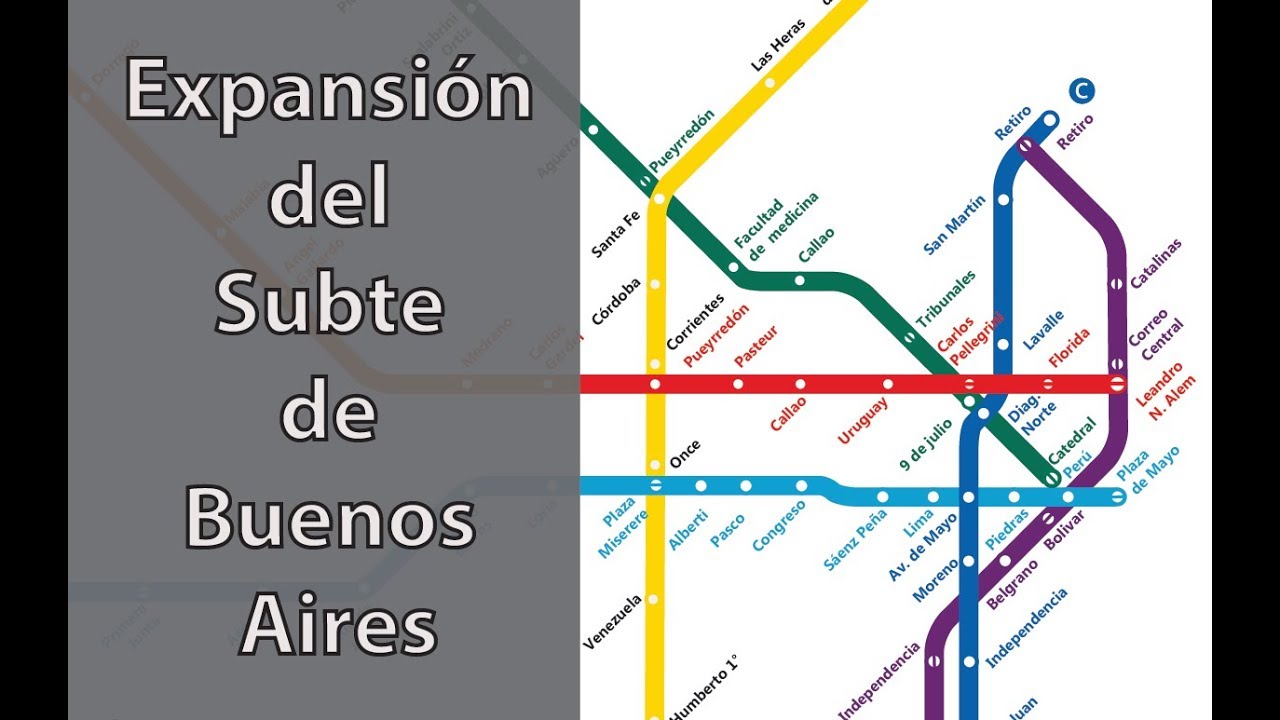 Evolución del Subte de Buenos Aires - YouTube