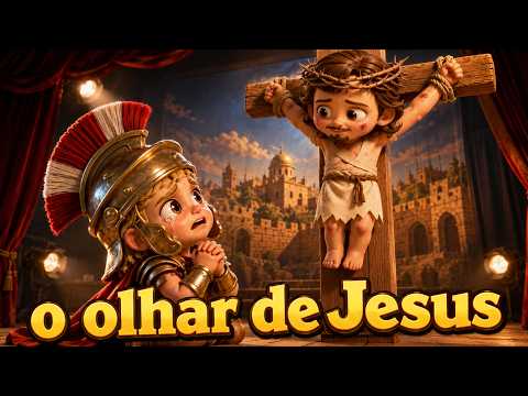 O Olhar Que Mudou Tudo | Desenho Bíblico Infantil em Música 