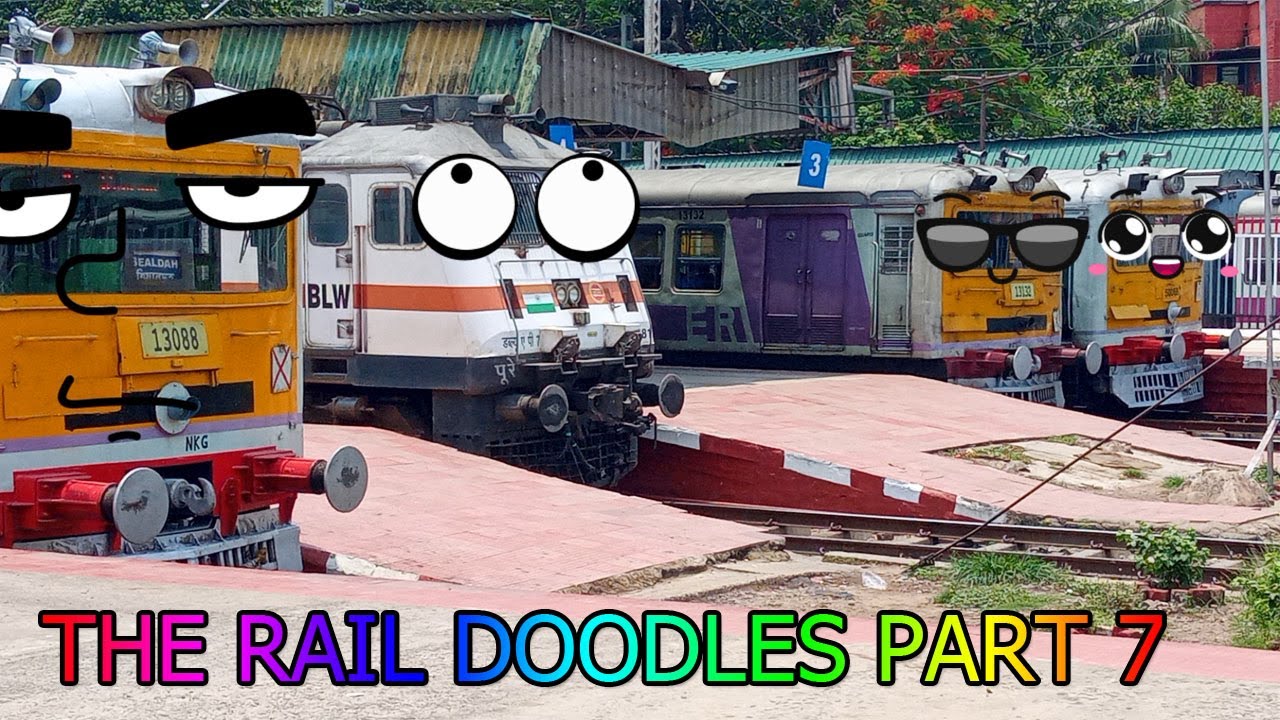 The Rail Doodles Animation Part 7 Indian Railways - YouTube