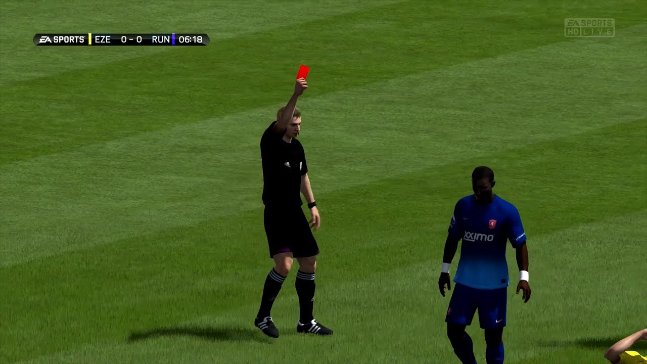 FIFA 14 - WORST RED CARD!? - YouTube