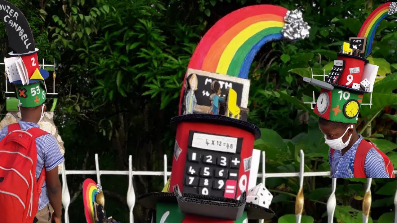 Creative Maths Hat ||for school|| - YouTube
