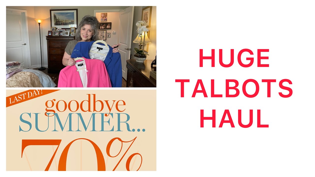 Huge Talbots Haul - Women Over 60 - YouTube